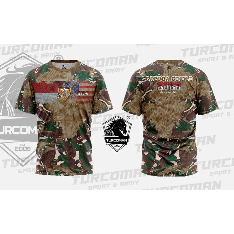 Jual Dryfit Loreng TNI Garuda Shield | Shopee Indonesia