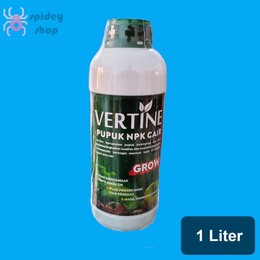 Jual Vertine Grow 1 Liter Verti Grow 1 Liter Pupuk NPK Cair Plus ZPT | Shopee Indonesia