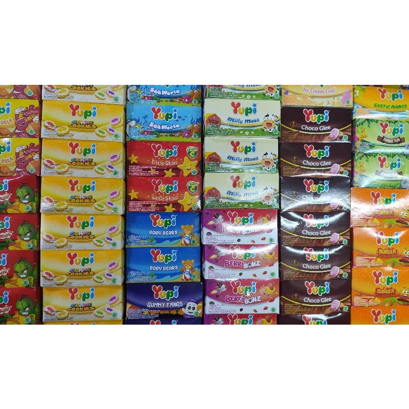 Jual BOX permen YUPI 500 aneka rasa | Shopee Indonesia