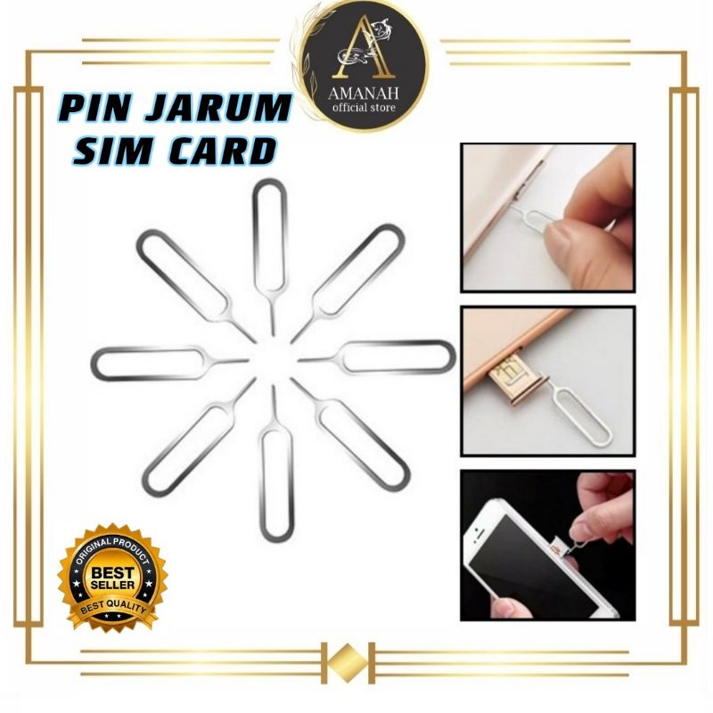Jual Jarum Hp Noosy Pembuka Nosi Sim Card Tusukan Kartu Handphone ...