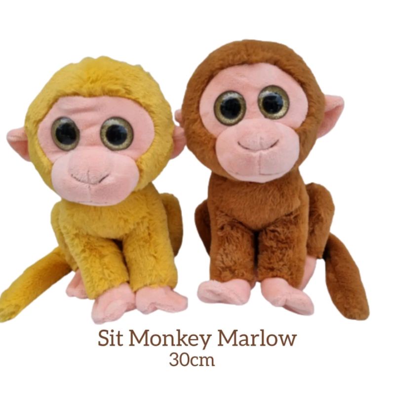 Jual BONEKA MONYET MARLOW MONKEY 30 CM | Shopee Indonesia