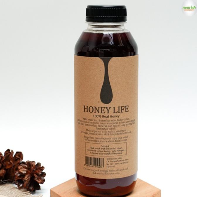 Jual Honey Life Raw Wild Forest Honey - 500 Ml | Shopee Indonesia