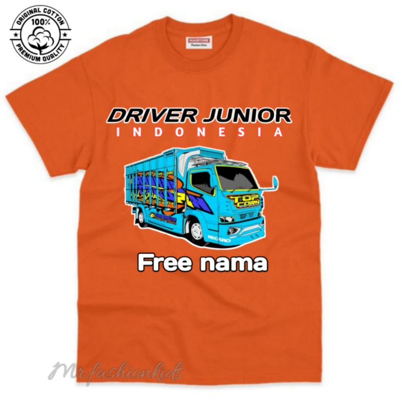 Jual Baju kaos anak truk oleng free nama terbaru bahan premium-BEBAS CUSTOM GAMBAR | Shopee ...