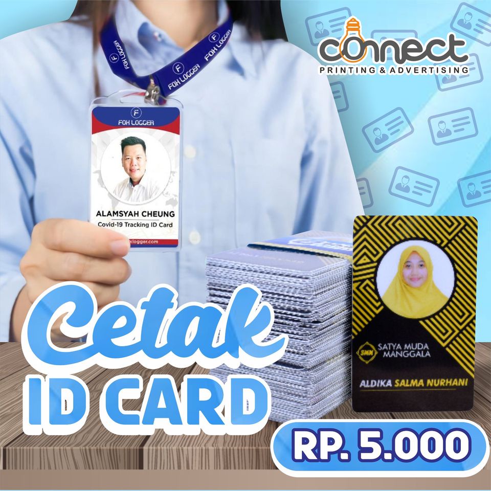Jual Cetak Id card | Name Tag|Tanda Pengenal | Shopee Indonesia