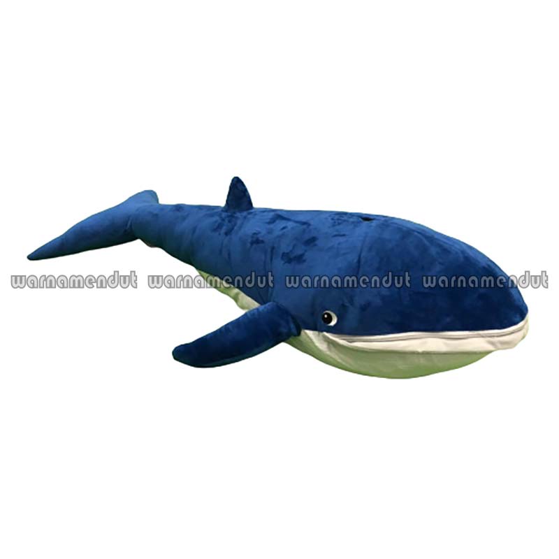 Jual Boneka paus besar mainan boneka whale 100cm untuk 24 bulan ke atas ...