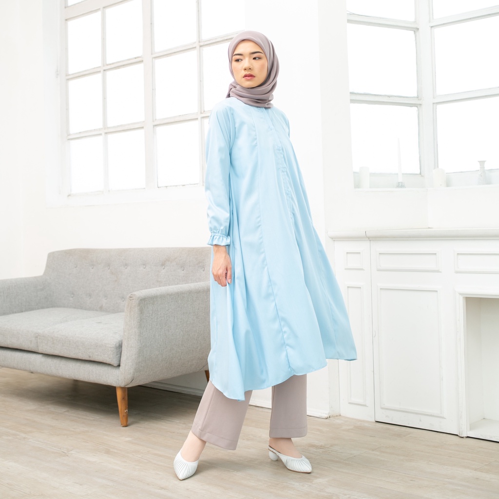 Jual Luma Dawa Khavia Tunik / PILIH WARNA / Tunik Formal / Tunik Toyobo ...