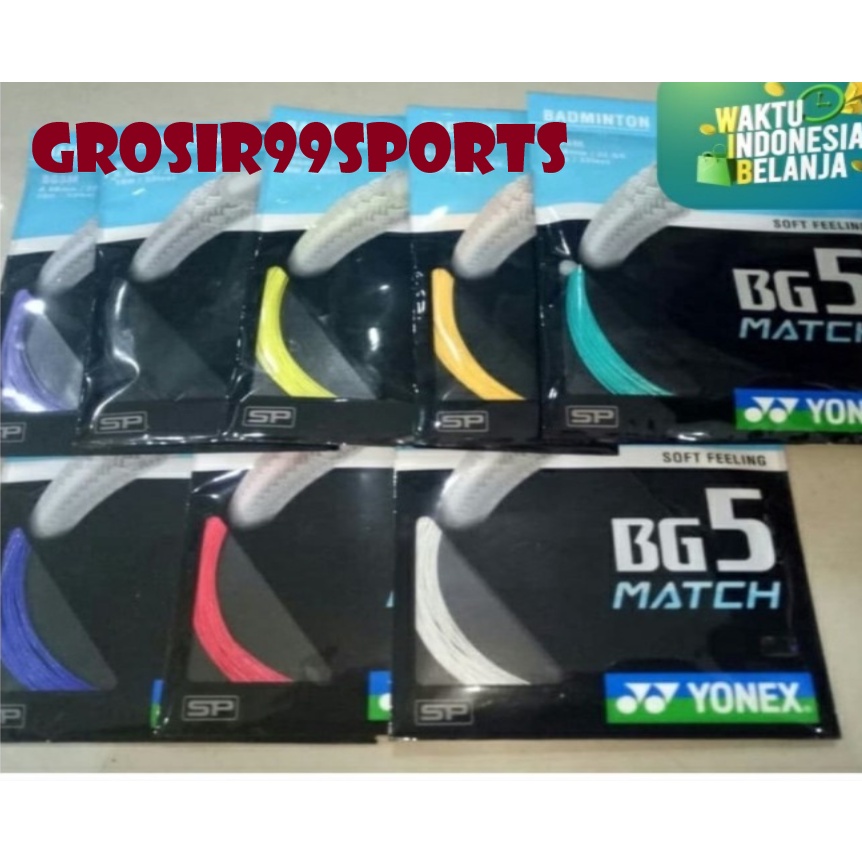 Jual SENAR BADMINTON RAKET BG 5 MATCH PRO ORIGINAL | Shopee Indonesia