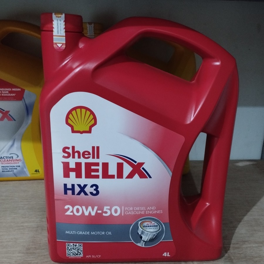 Jual Oli Shell HX3 20W-50 4 Liter | Shopee Indonesia
