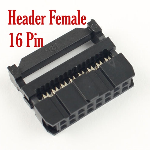 Jual 5pcs Konektor idc 16 pin amphenol header female 16pin | Shopee ...