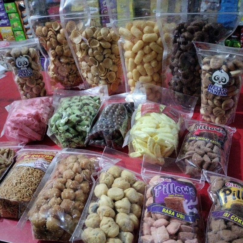 Jual snack kiloan aneka cemilan camilan makanan ringan | Shopee Indonesia