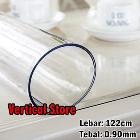 Jual Plastik PVC Mika Lentur Super Clear Bening Lebar 122 cm Tebal 0.90mm | Shopee Indonesia