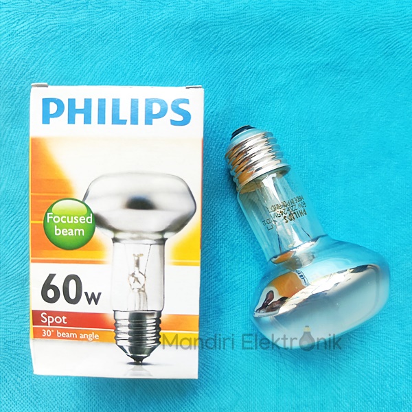 Jual Lampu Penghangat Ayam Philips 60 Watt Focused Beam Lampu Spot ...