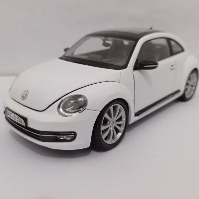 Jual Diecast Volkswagen beetle sport white welly skala 1:24 miniatur ...