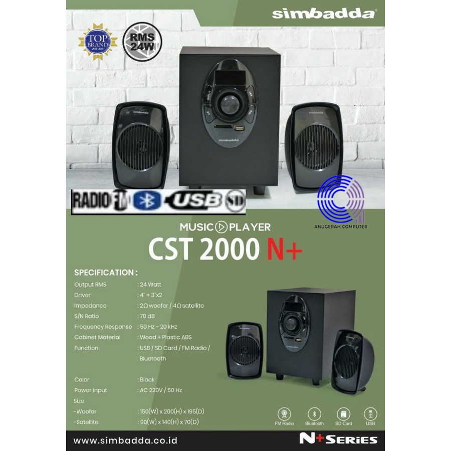 Jual SPEAKER SIMBADDA CST 2000 | Shopee Indonesia
