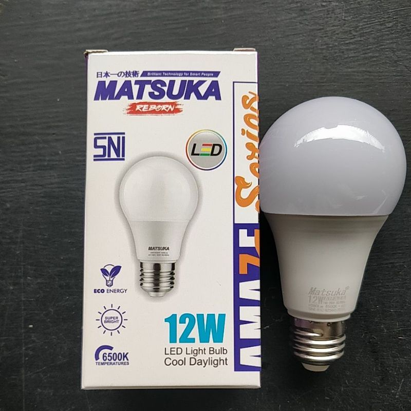 Jual Lampu LED Bohlam MATSUKA AMAZE 12 Watt Garansi 1 Tahun | Shopee Indonesia