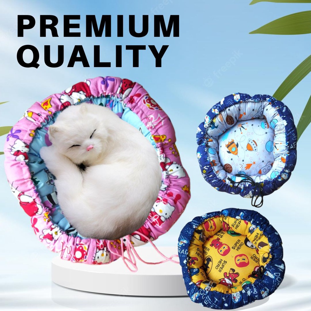 Jual Bantal Kucing Bulat - Bantal Anjing Bulat - Pet Bed - Kasur Kucing ...