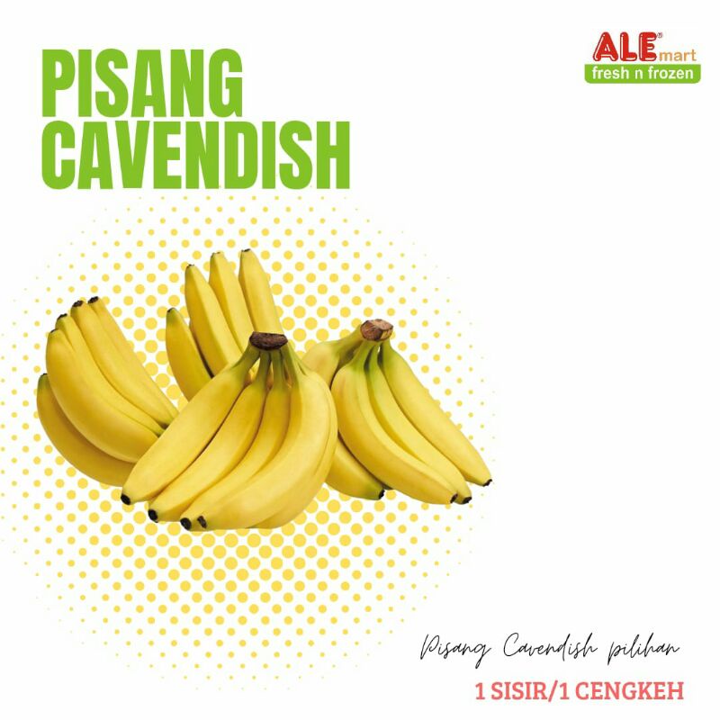 Jual Pisang Cavendish, pisang Cavendish fresh 1 sisir | Shopee Indonesia