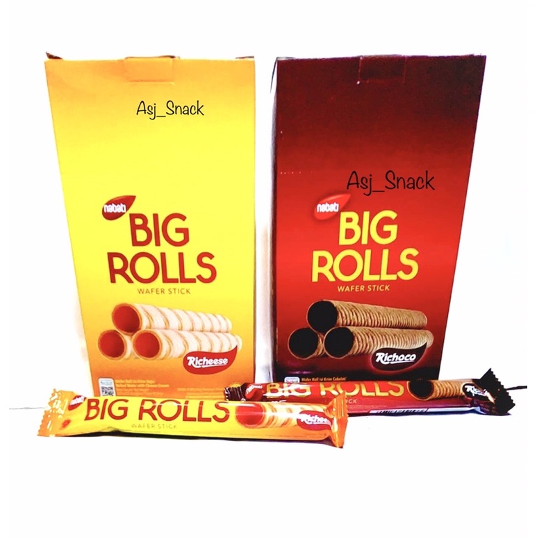 Jual Nabati Big Rolls Wafer Stik Rasa Richeese Dan Rasa Richoco ( 20 ...