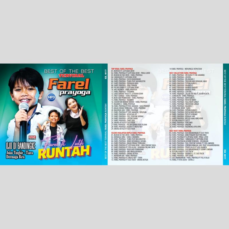 Jual Kaset Mp3 Audio Lagu The Best Of The Best Terviral Farel Prayoga ...