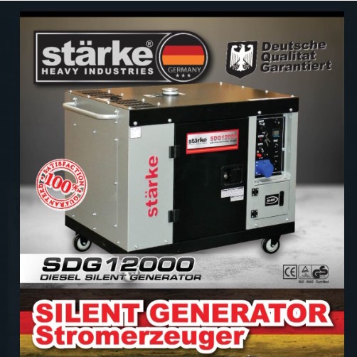 Jual Genset Silent Generator Starke SDG12000 SDG 12000 8500 Watt Max ...