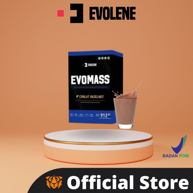 Jual EVOLENE EVOMASS EVO MASS GAINER BPOM HALAL SUSU PROTEIN EVOMAS ...
