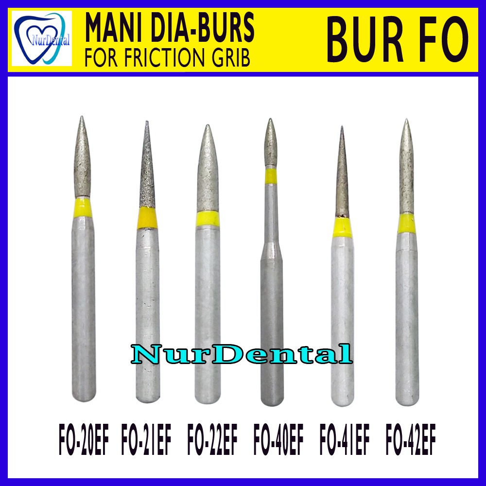 Jual Dental Bur Mani Diamond FO 20EF 21EF 22EF 40EF 41EF 42EF EXTRA FINE | Shopee Indonesia