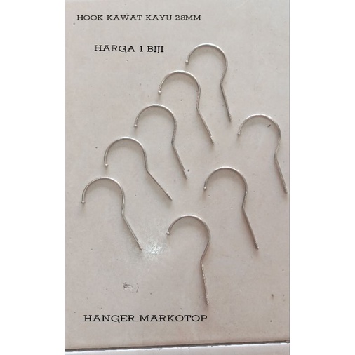 Jual Hook kawat 2.8mm/hook kayu | Shopee Indonesia