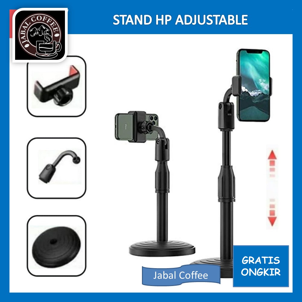Jual Holder Meja / Stand HP Adjustable Universal / Holder Stand Live ...