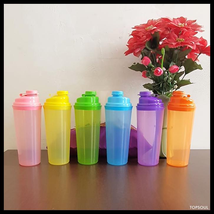 Jual Custom Cetak Sablon Tumbler Cute Shaker Gelas Plastik + Tutup Flip ...