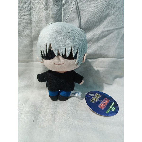 Jual OFFICIAL MERCH PLUSH GOJO ROUND MASCOT LIMITED JUJUTSU KAISEN ...