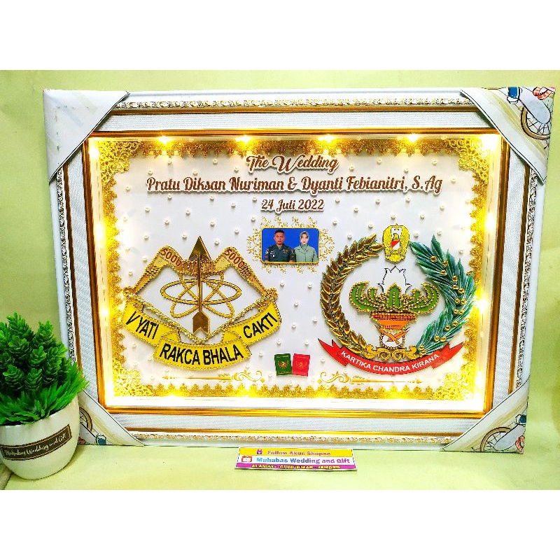 Jual Mahar Logo Arhanud / Mahar TNI / Mahar Abdi Negara / Mahar Persit ...