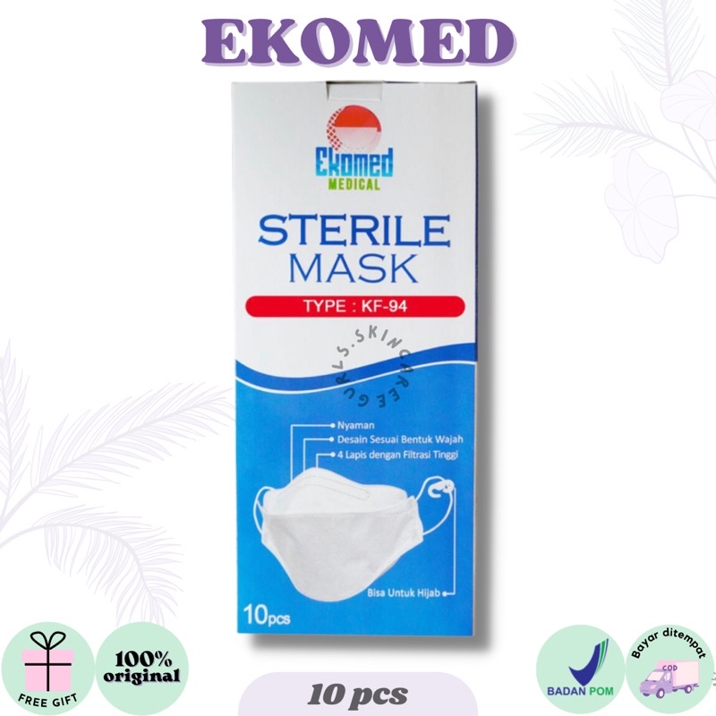 Jual (SALE NEAR ED) READY Ekomed KF94 Sterile Mask | Shopee Indonesia