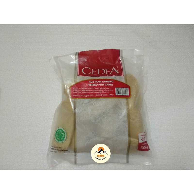 Jual Cedea Fried Fish Cake atau Kue Ikan Goreng 500gr | Shopee Indonesia