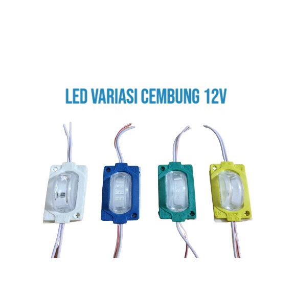 Jual LED MODULE 1 MATA VARIASI CEMBUNG 12V | Shopee Indonesia