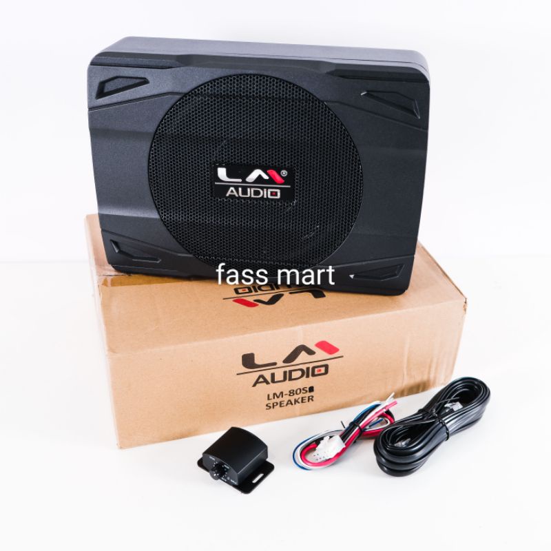 Jual Subwoofer Aktif Audio Mobil Kolong Underseat LM AUDIO LM-80S LM80S ...