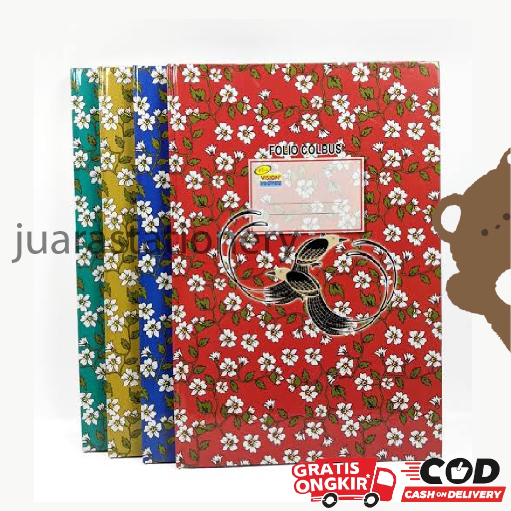 Jual 214 - (100 LEMBAR) Buku FOLIO Hardcover Vision 100 Lembar / Buku Tulis Akuntansi Besar ...