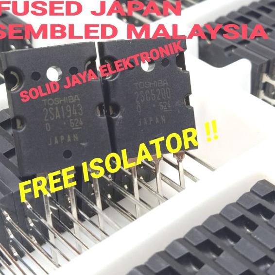 Jual TR TOSHIBA 2SA1943 2SC5200 SERI LOT 524 JAPAN JEPANG TRANSISTOR FINAL TOSHIBA ASLI 2 SA ...