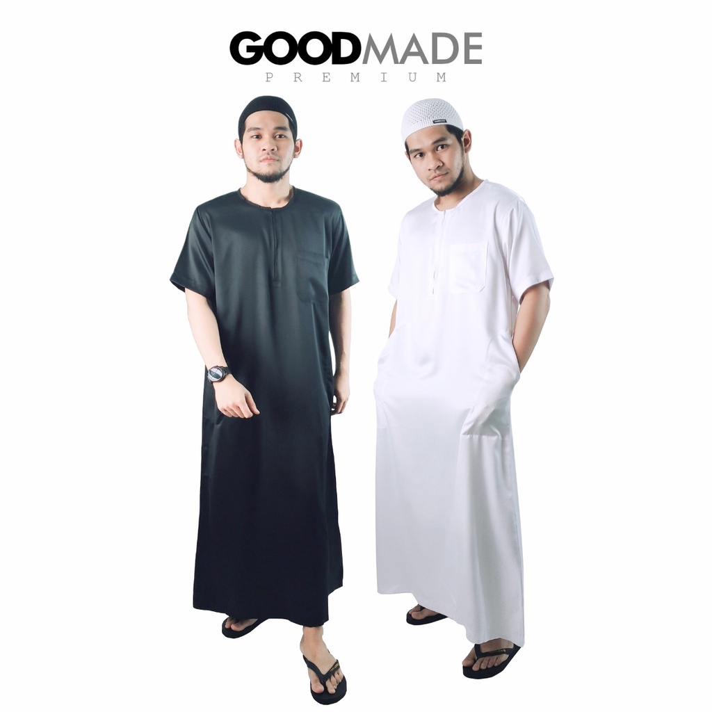 Jual GOOD MADE - Gamis Pria Gamis Putih Polos Gamis Hitam Polos | Jubah ...