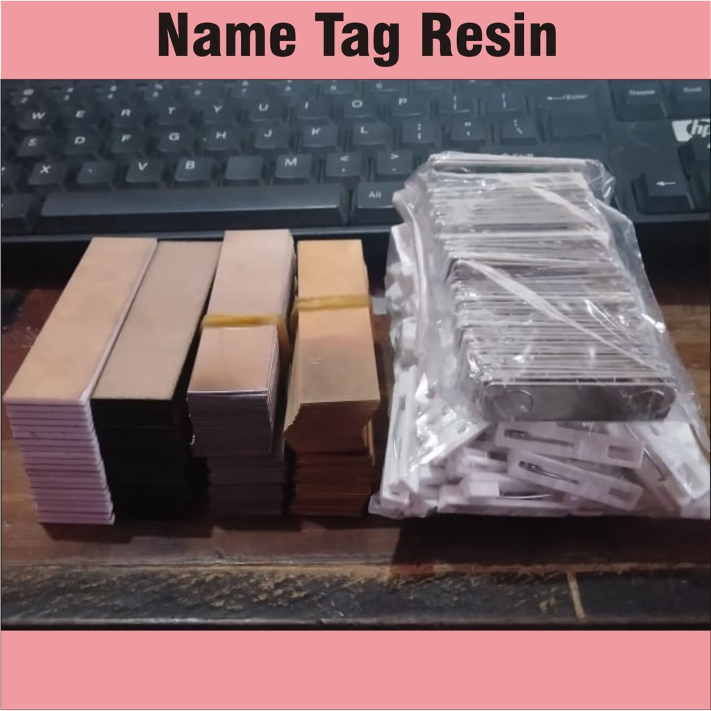 Jual Cetak Name Tag Papan Nama Resin | Shopee Indonesia
