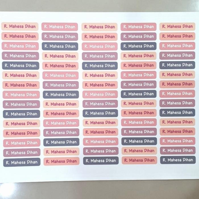 Jual Stiker label nama untuk di baju kain permanent | Shopee Indonesia