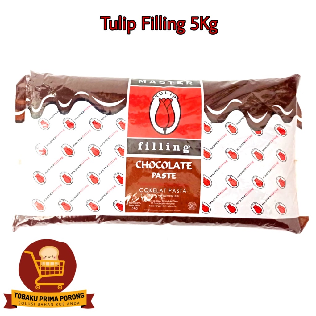 Jual TULIP CHOCO FILLING - DARK CHOCOLATE - 5 KG | Shopee Indonesia