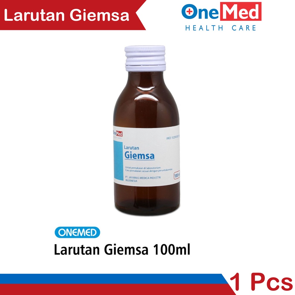 Jual Larutan Giemsa OneMed 100 Ml | Shopee Indonesia