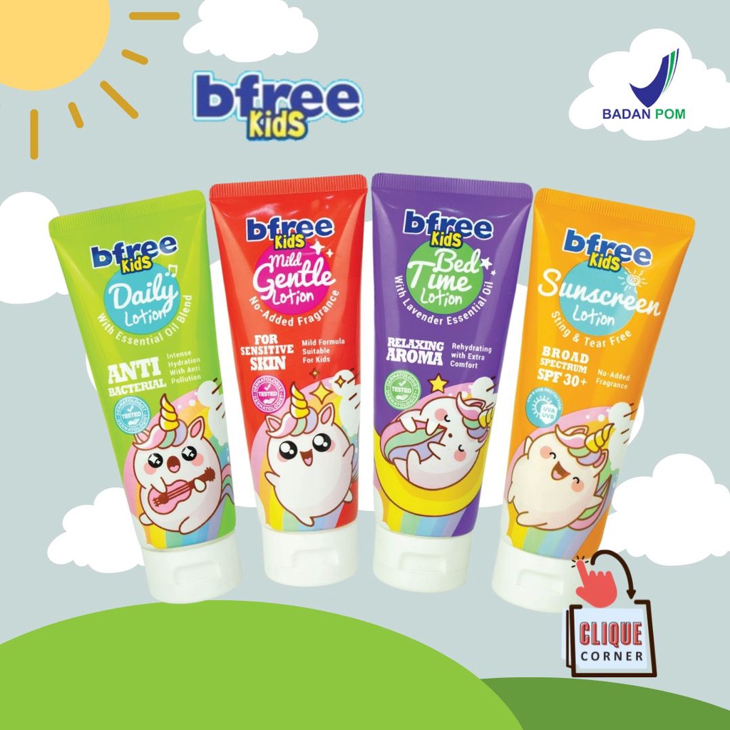 Jual BFREE Kids Lotion Sunscreen Anak 100ml | Shopee Indonesia