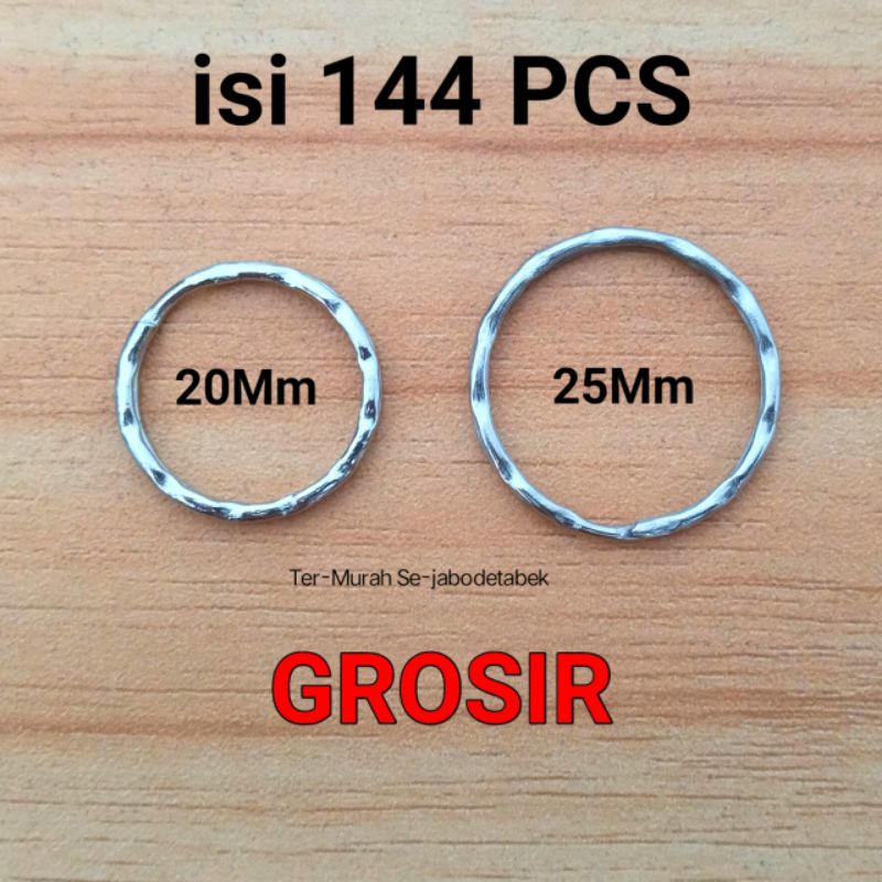 Jual Ring gantungan kunci Grosir ukuran 20 mm dan 25 mm model kembang ...