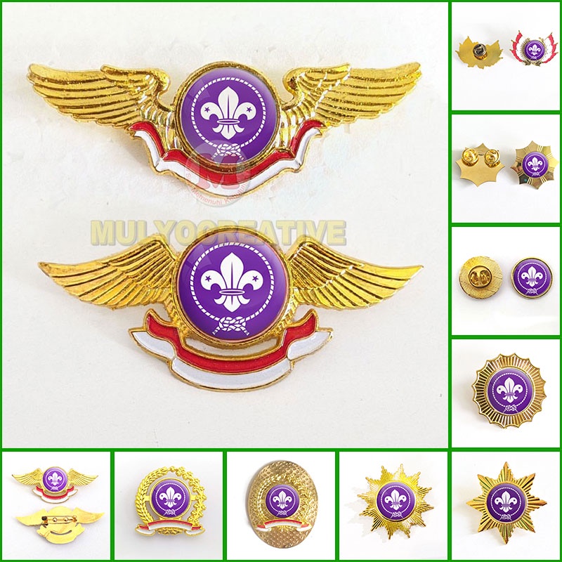 Jual Pin Scout WOSM Bros Wing Pramuka Logo Scout Pramuka Bahan Cor ...