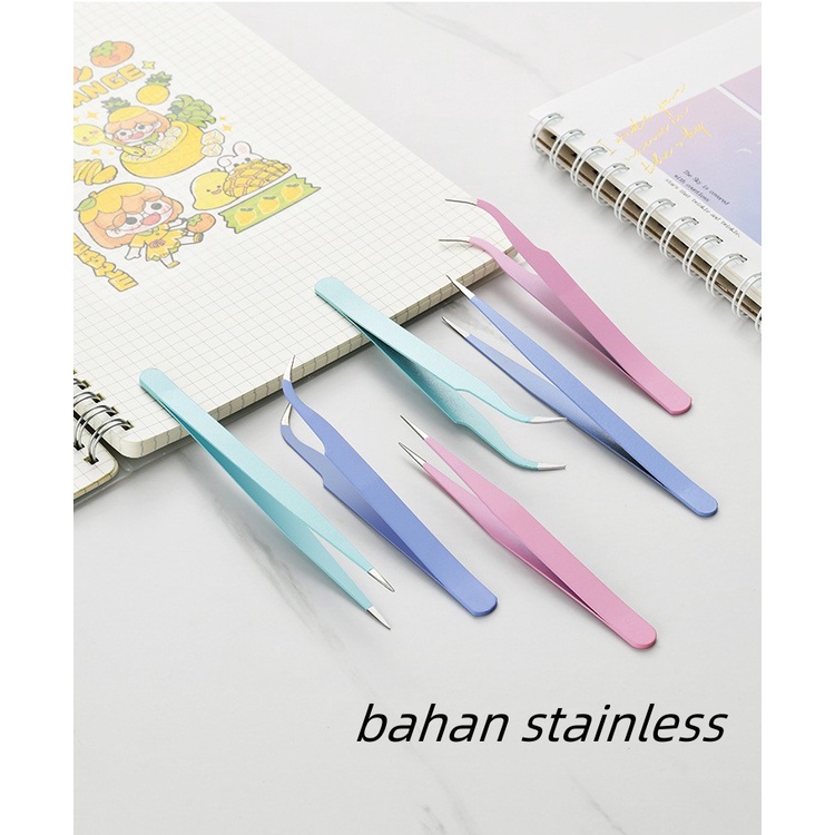 Jual Tweezer Sticker /Pinset Bengkok/ Pinset Lurus | Shopee Indonesia