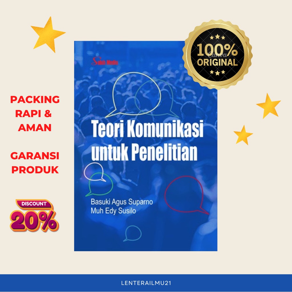 Jual Teori Komunikasi untuk Penelitian - Basuki Agus Suparno | Shopee ...