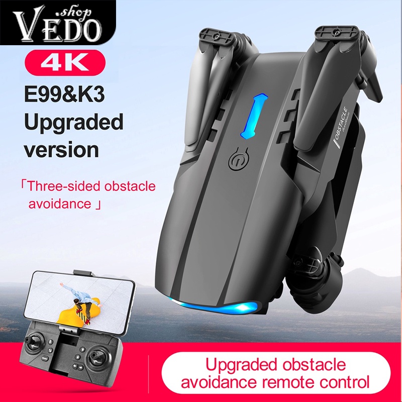Jual Drone E99 Pro 4K Dual Kamera HD RC Drone Avoid Obstacles WIFI FPV ...
