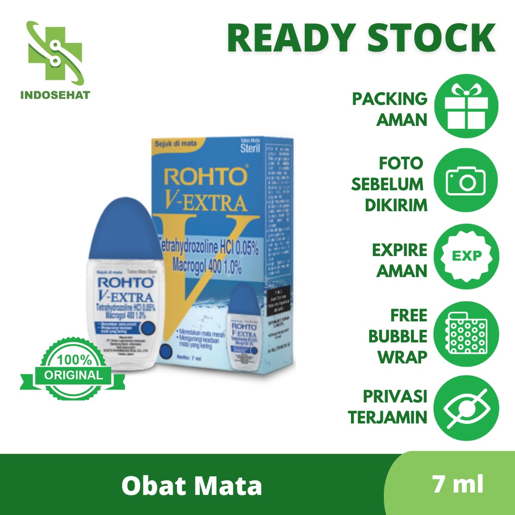 Jual Rohto V-Extra 7mL | Shopee Indonesia