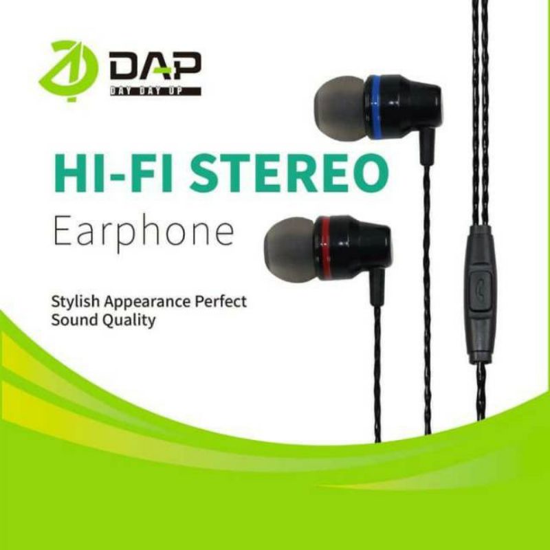 Jual Headset HiFi DAP DH-F5 Headset Stereo With Mic Jack 3.5mm kabel ...